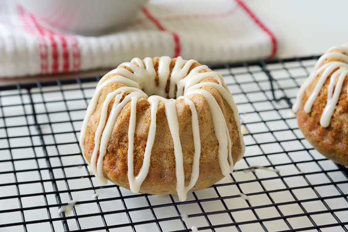 Cinnamon Zucchini Mini Cakes - Little Swiss Baker
